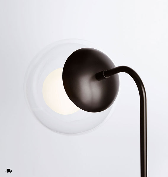 Modo - Desk Lamp | Black / Clear Glass | Jason Miller – Roll & Hill
